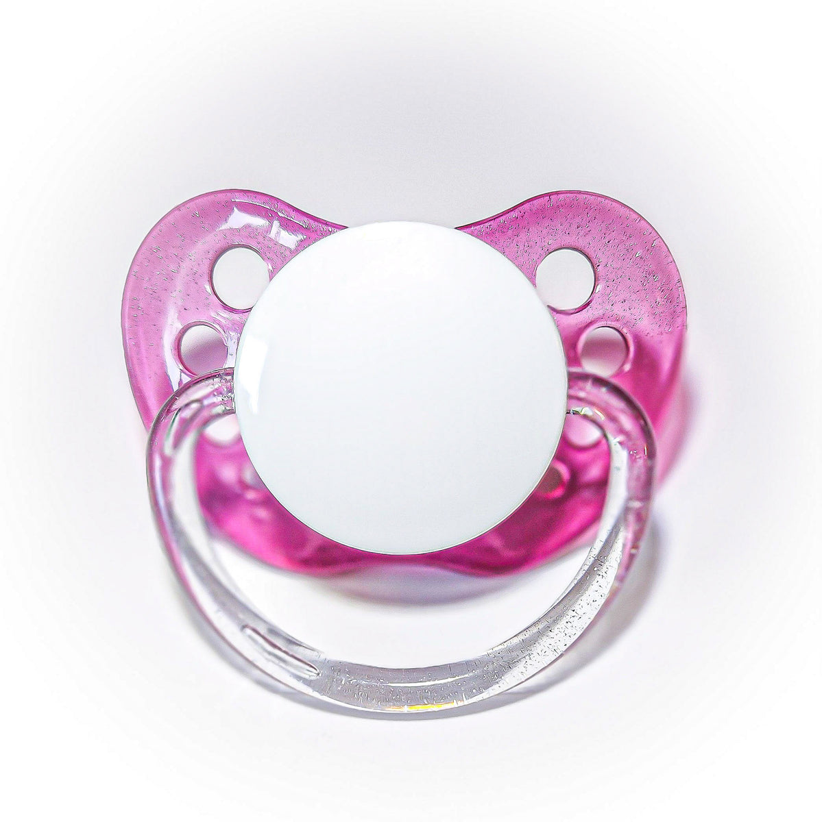 Pink Sparkle Pacifier For Reborn Or Silicone Baby Dolls – TheRebornAccsShop